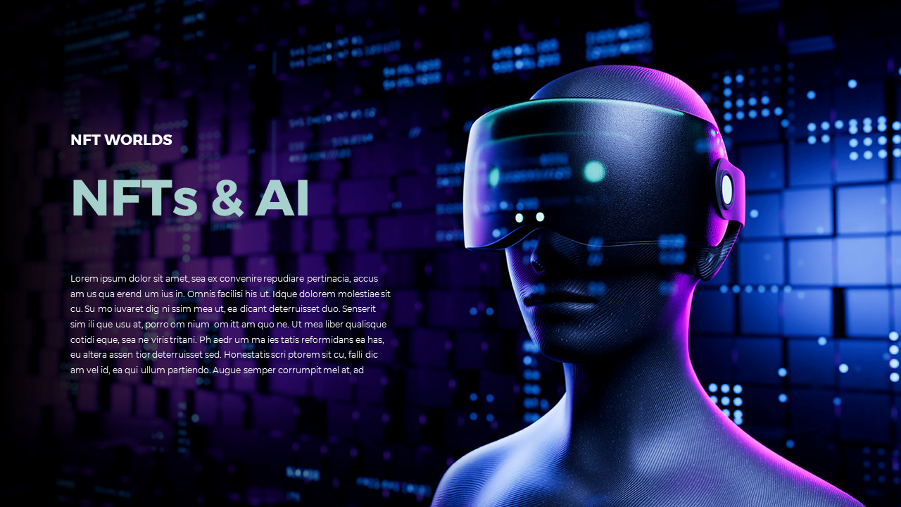 NFT Worlds google google slides template