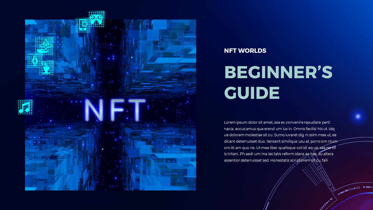NFT Worlds google google slides template