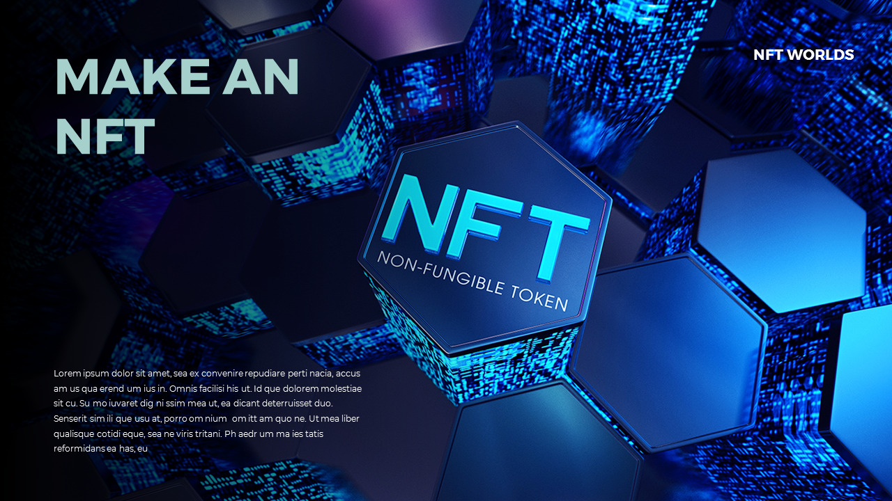 NFT Worlds google google slides template