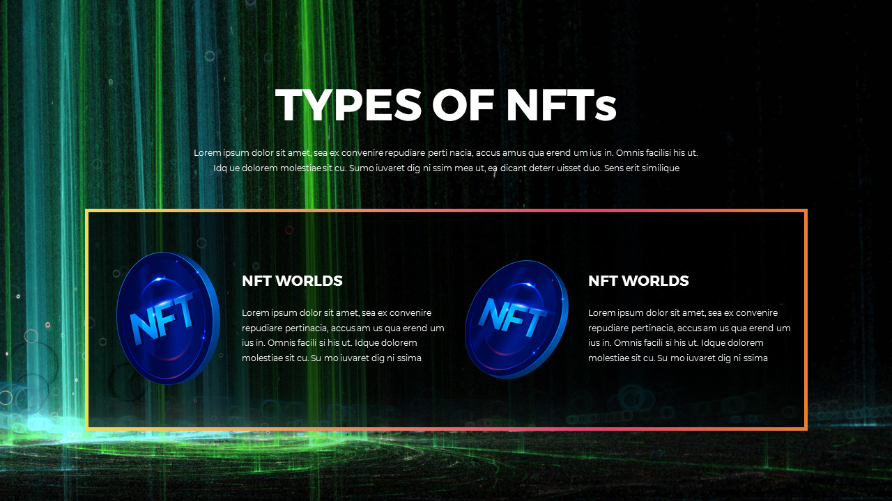 NFT Worlds google google slides template