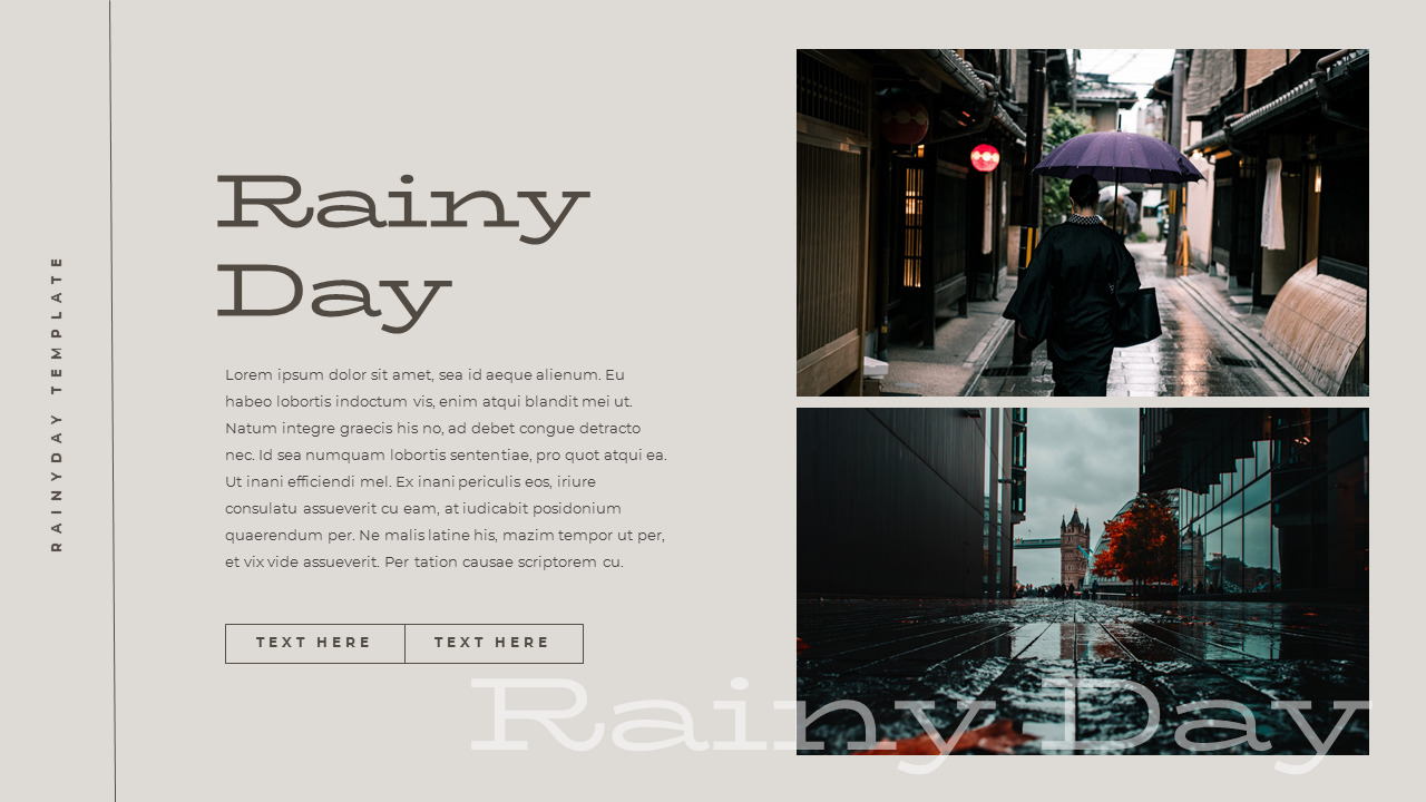 Rainy Day download ppt for presentation|Lifestyle|Templates