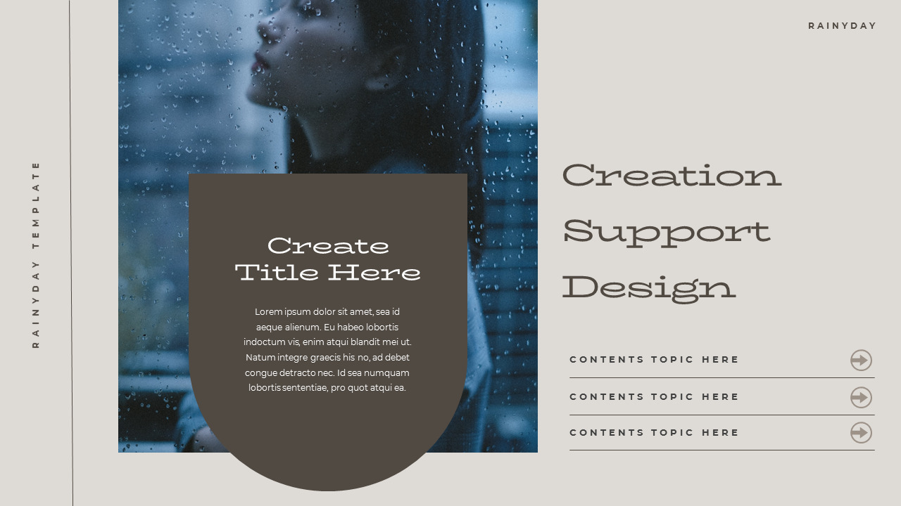 Rainy Day download ppt for presentation|Lifestyle|Templates