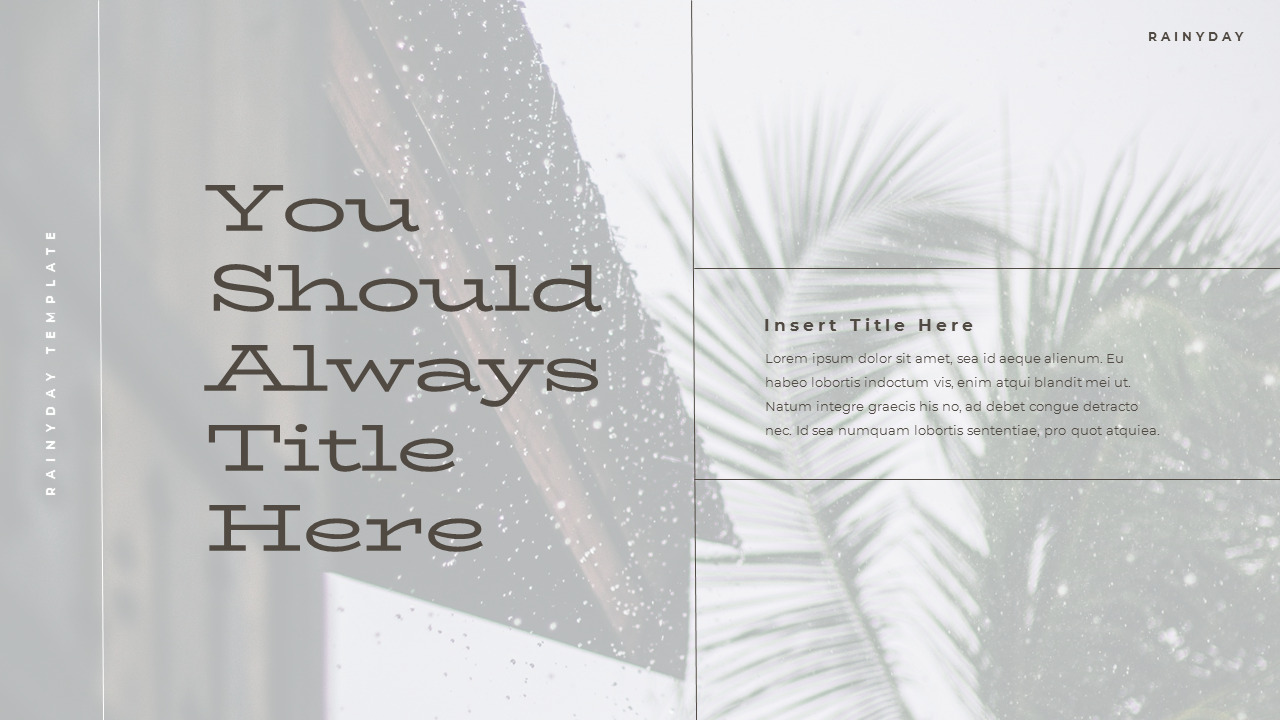 Rainy Day download ppt for presentation|Lifestyle|Templates
