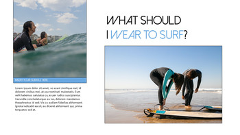 Surfing powerpoint template design|Lifestyle