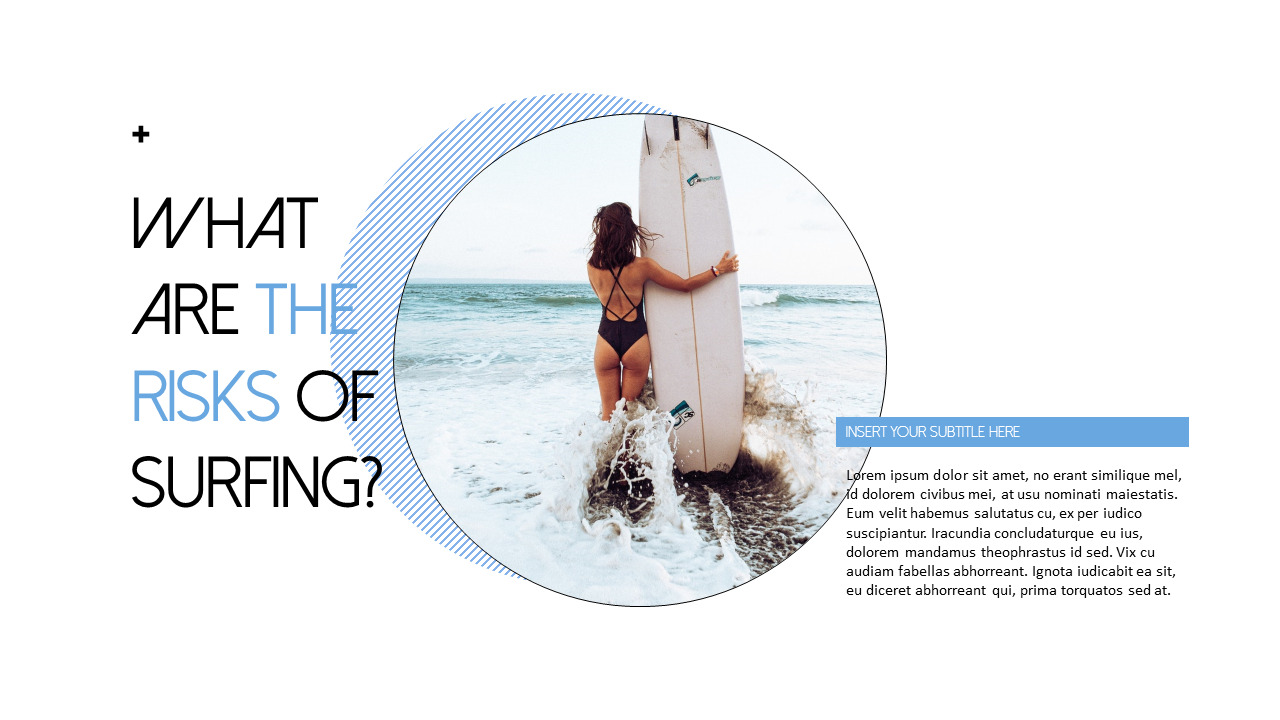 Surfing powerpoint template design|Lifestyle