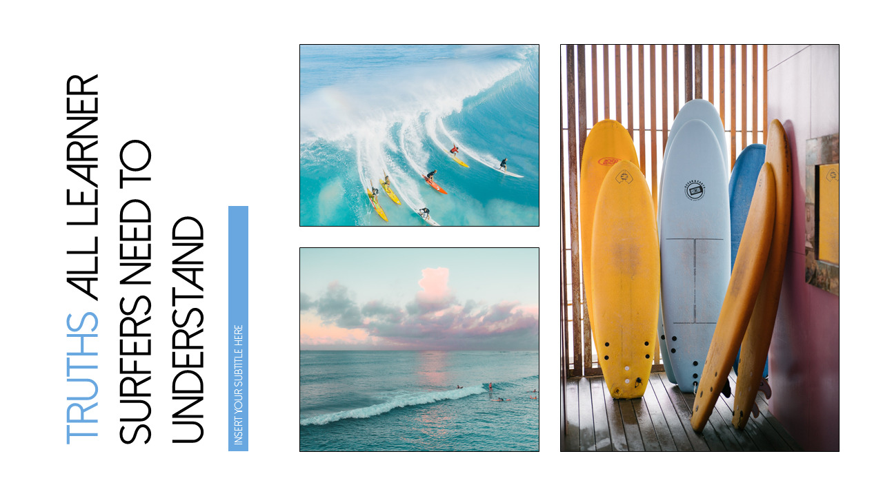 Surfing powerpoint template design|Lifestyle