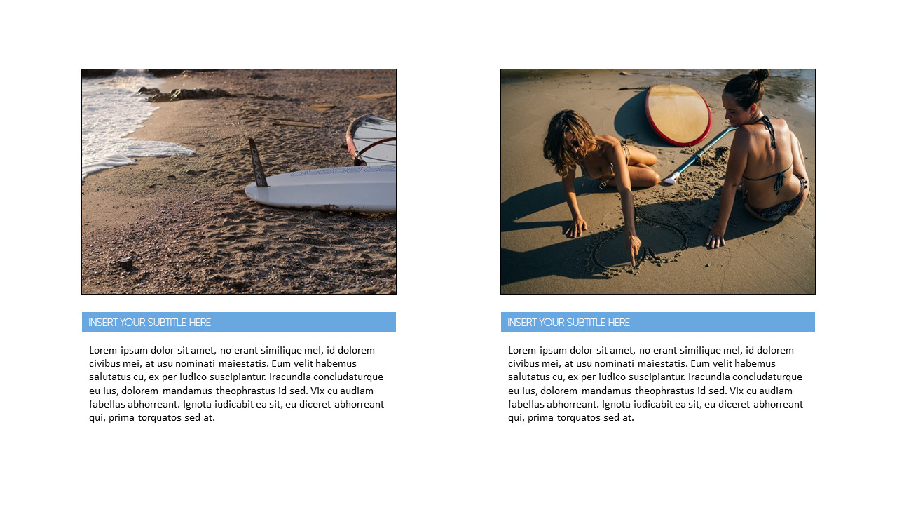 Surfing powerpoint template design|Lifestyle
