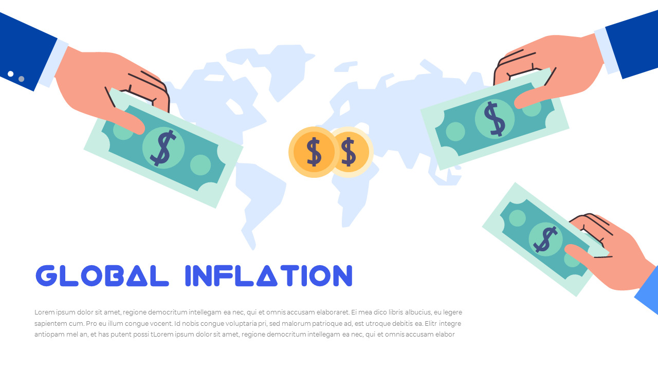 Global Inflation template powerpoint