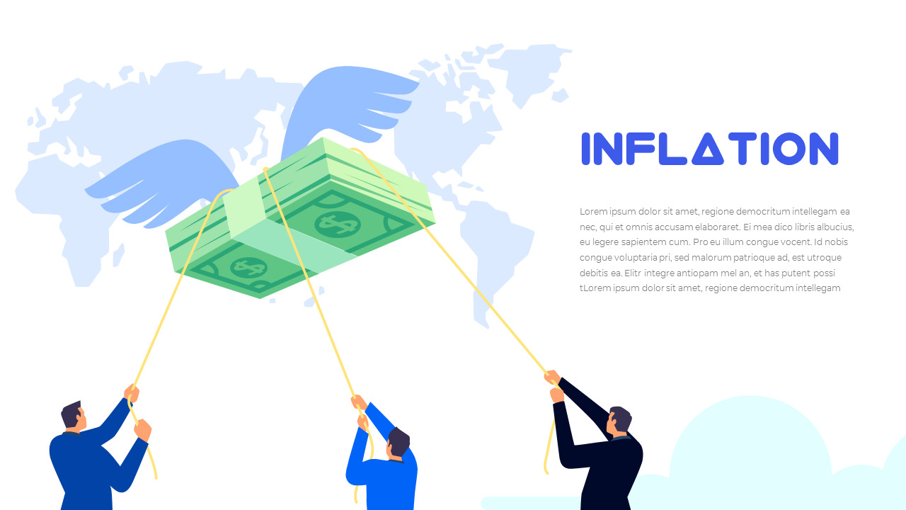 Global Inflation template powerpoint