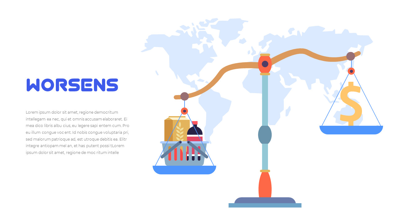 Global Inflation template powerpoint