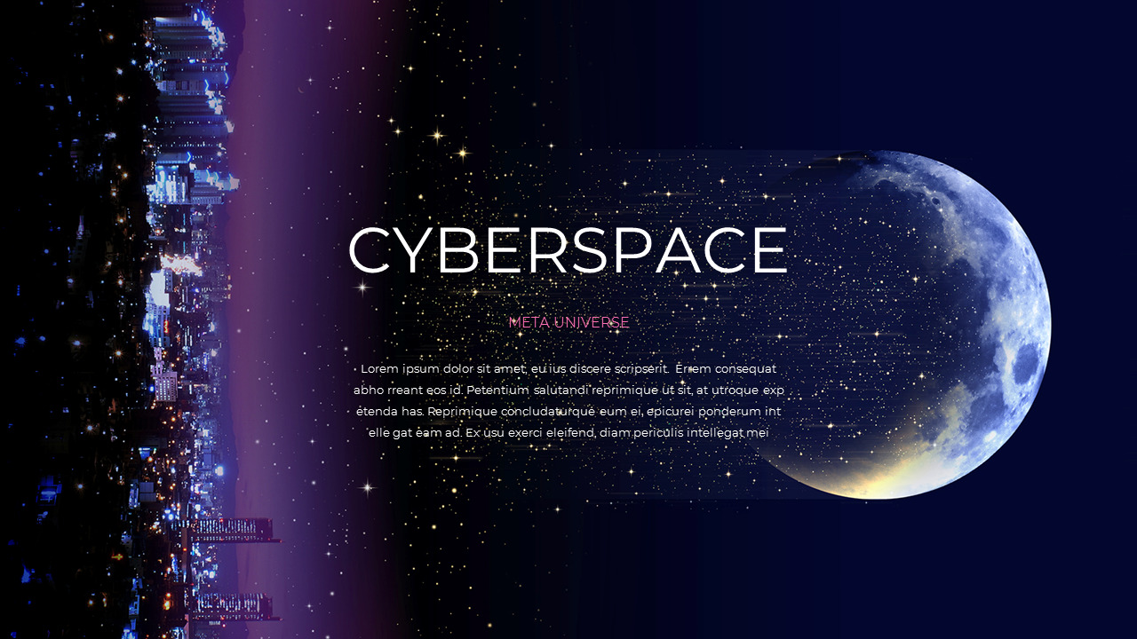 Meta Universe best ppt powerpoint template