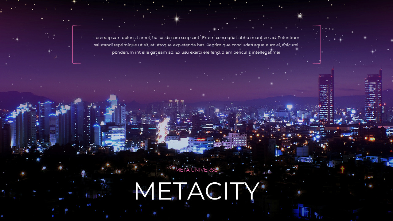 Meta Universe best ppt powerpoint template