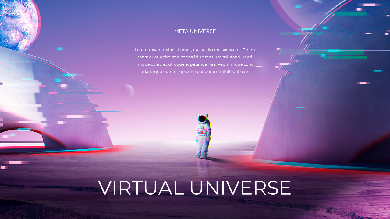 Meta Universe best ppt powerpoint template