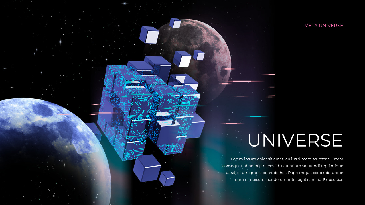 Meta Universe best ppt powerpoint template