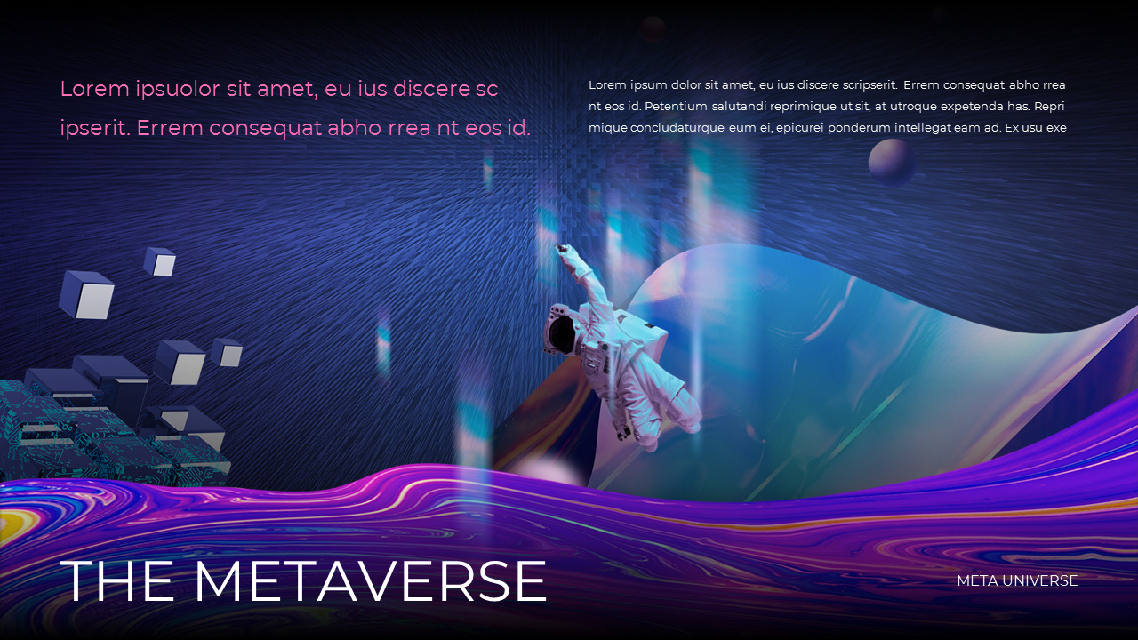 Meta Universe best ppt powerpoint template