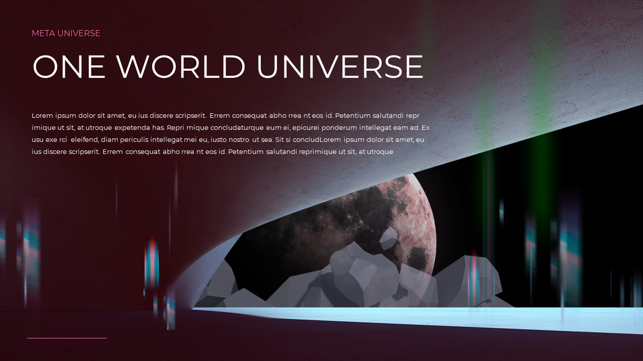 Meta Universe best ppt powerpoint template