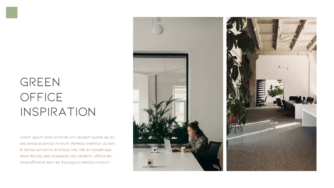 Office Interior Design slide members|Lifestyle|PPT Templates