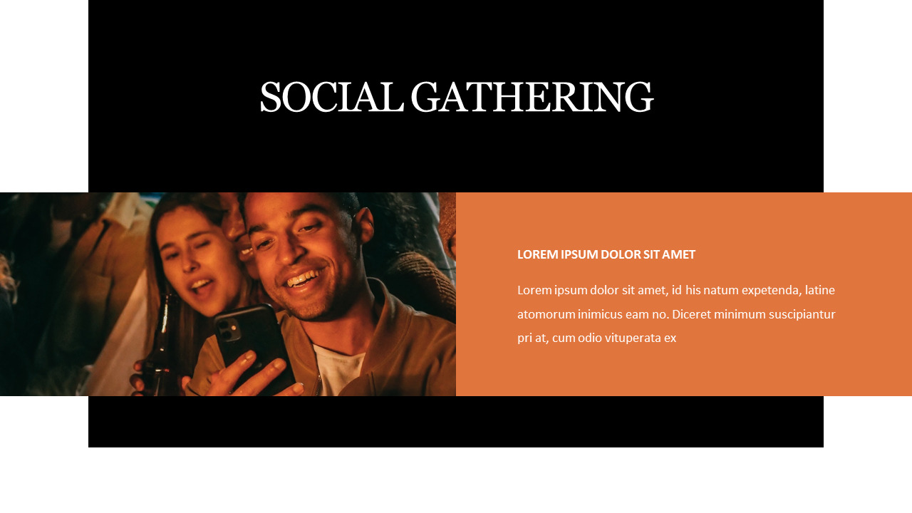 Social Gathering designs for powerpoint|Lifestyle|Templates