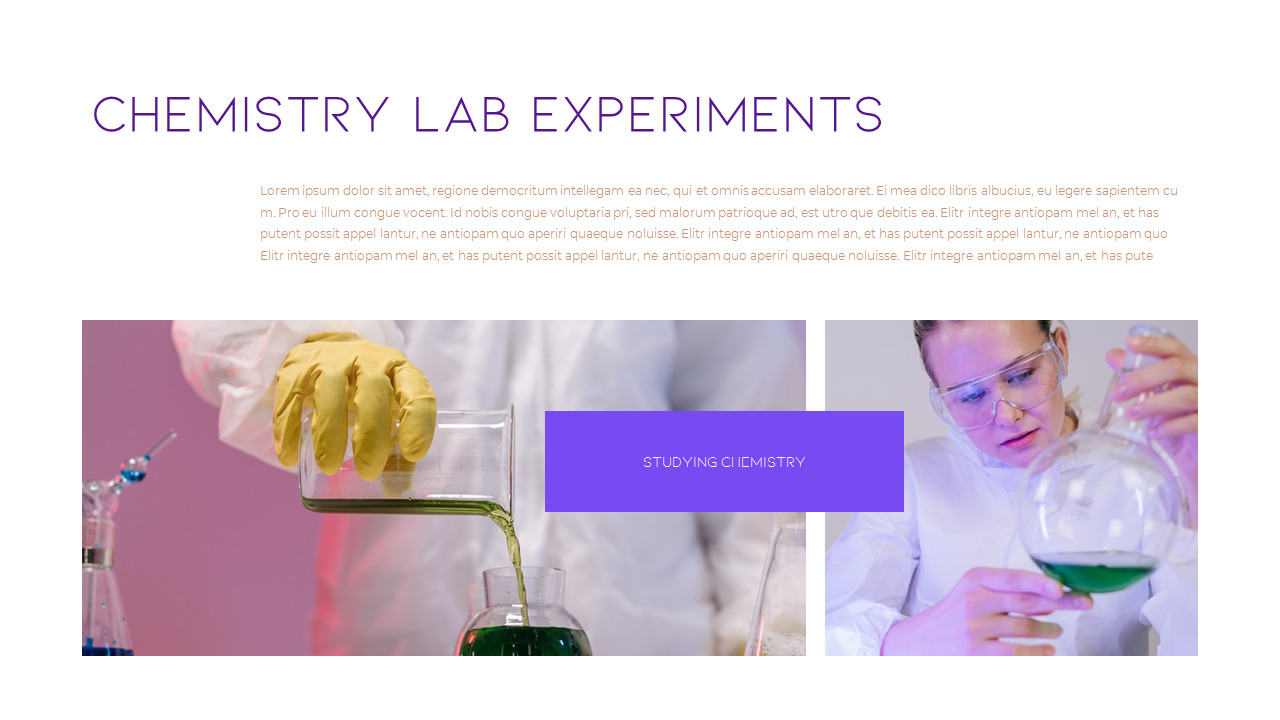 Study Chemistry powerpoint template design|Business