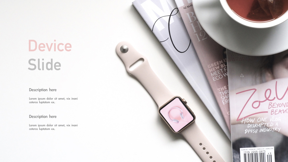 Mockups Device slide Keynote Templates