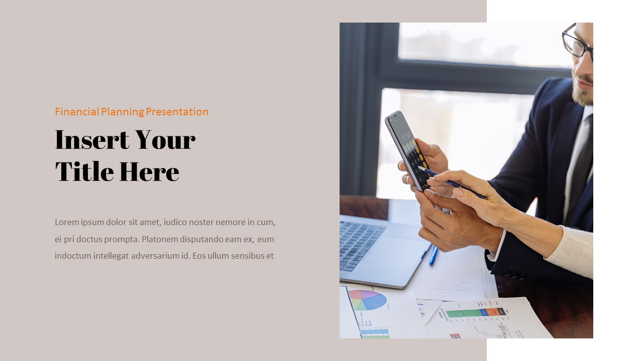 Financial Planning Startup Investor PowerPoint Template