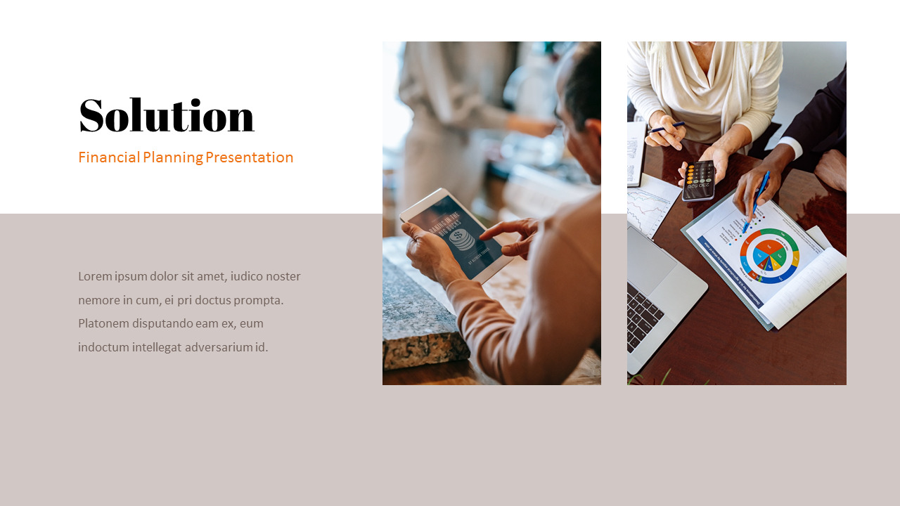 Financial Planning Startup Investor PowerPoint Template