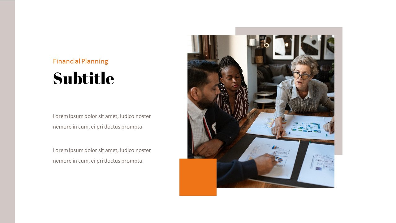 Financial Planning Startup Investor PowerPoint Template