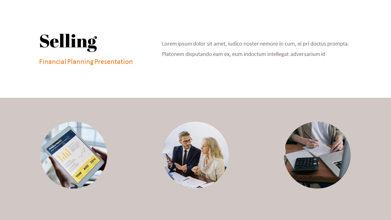 Financial Planning Startup Investor PowerPoint Template