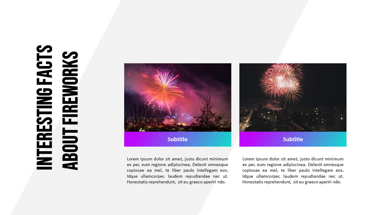 Fireworks Festival Slide Presentation|Lifestyle|PPT Templates