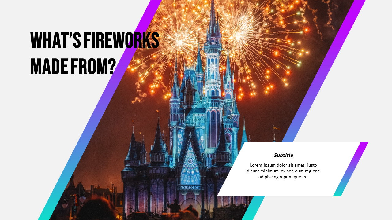 Fireworks Festival Slide Presentation|Lifestyle|PPT Templates
