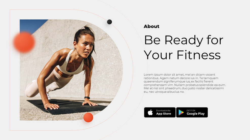 Fitness Mobile App Service powerpoint presentation online