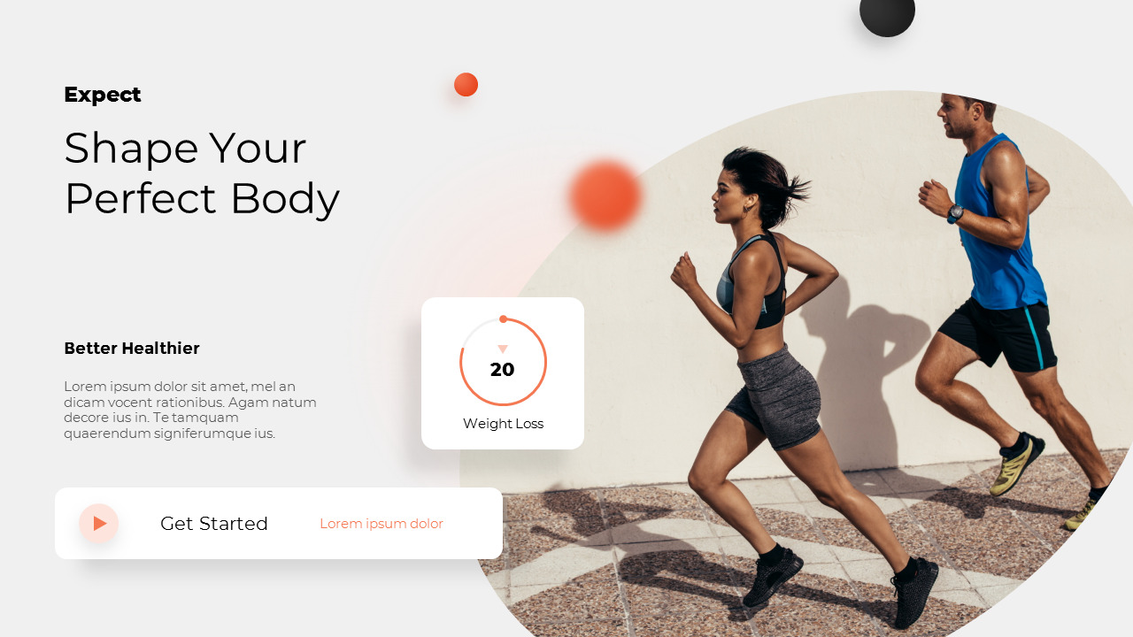 Fitness Mobile App Service powerpoint presentation online