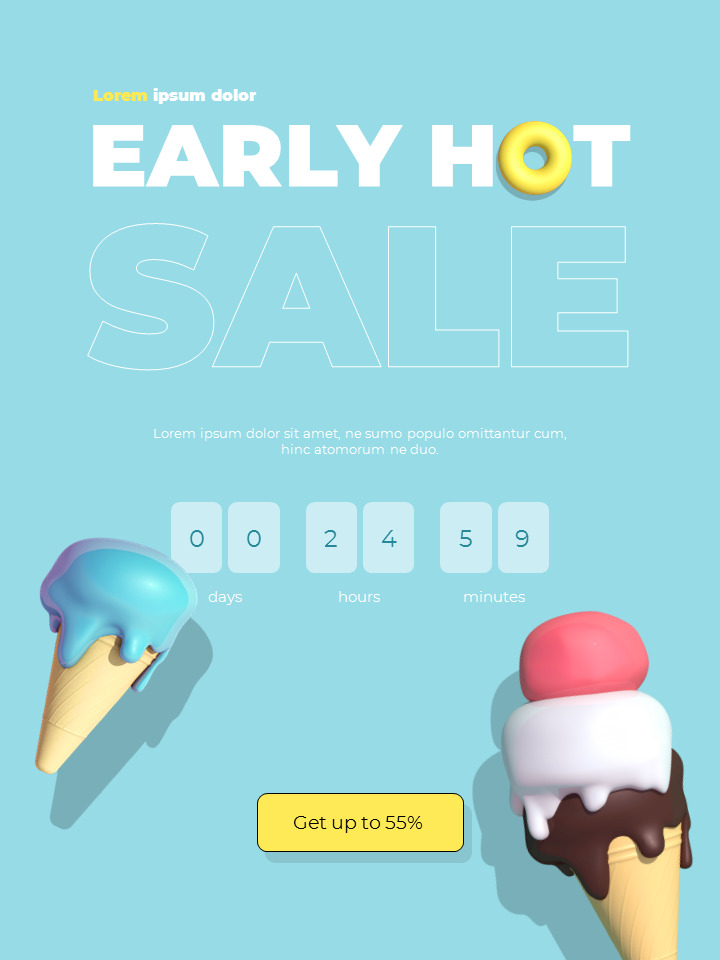 Summer Cool Event ppt presentation slides