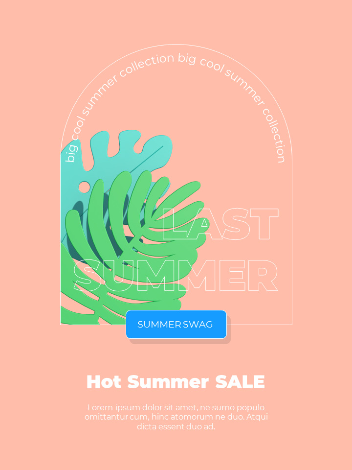 Summer Cool Event ppt presentation slides