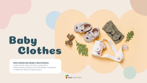 Baby Clothes Easy PPT Template