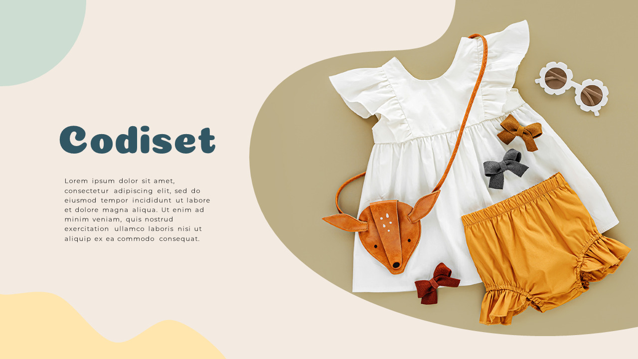 Baby Clothes Easy PPT Template