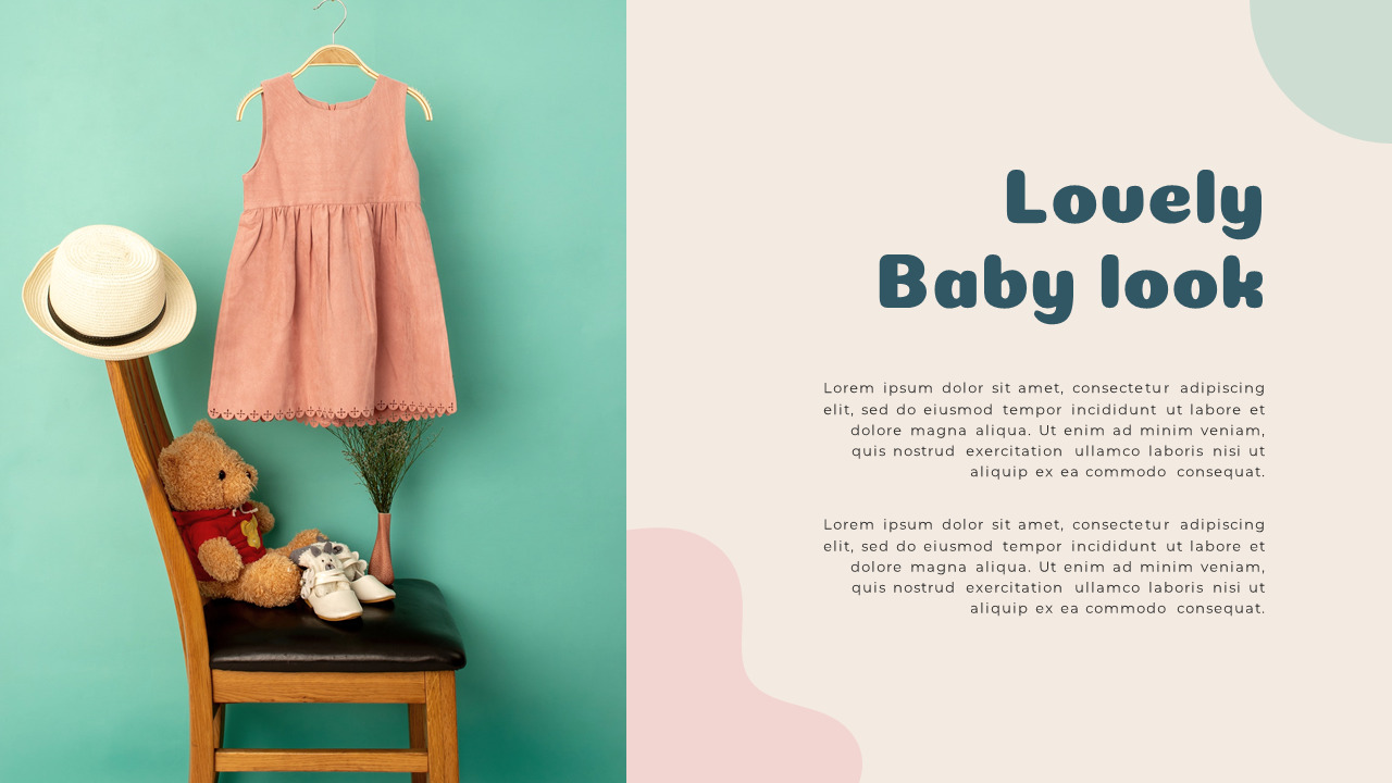 Baby Clothes Easy PPT Template