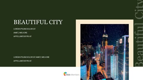 Beautiful City Product Pitch Presentation Template|Construction|PPT