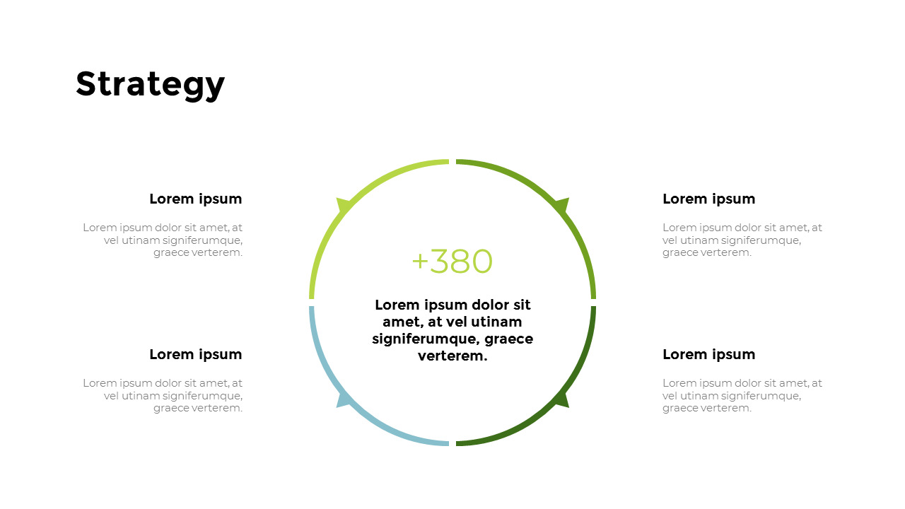 Zigzag Business Report PowerPoint Format