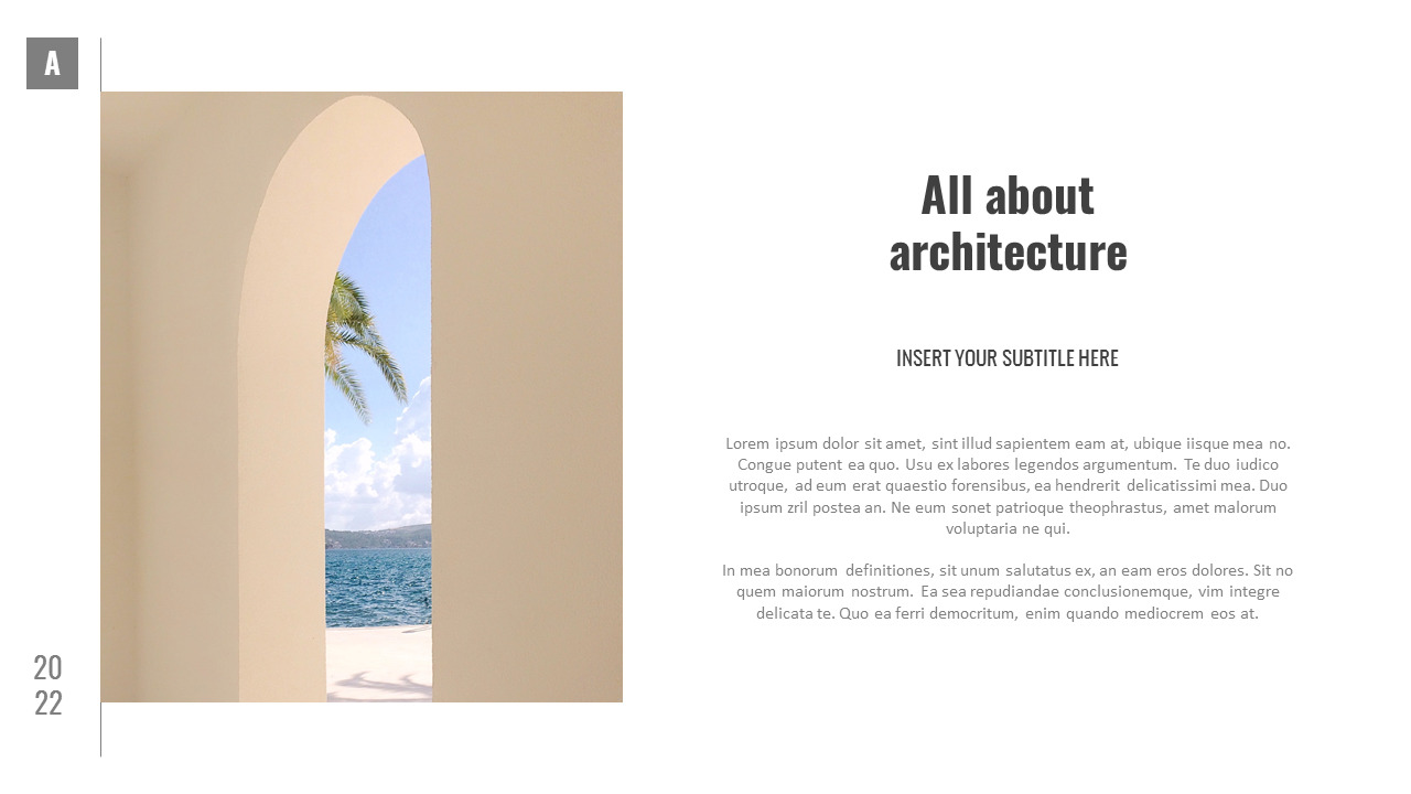 Architecture presentation slide