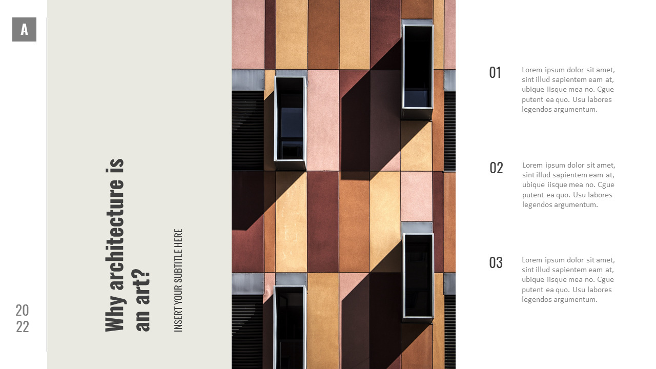 Architecture presentation slide