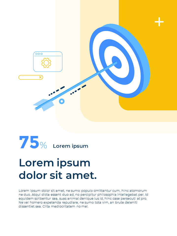 Business Project Vertical best pitch deck template