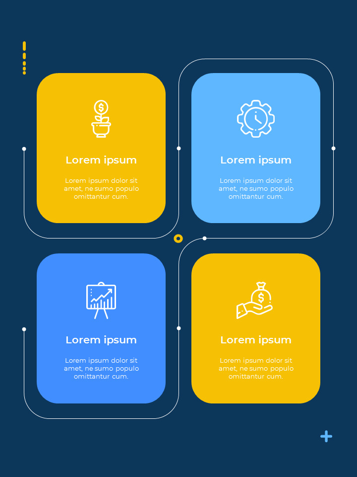 Business Project Vertical best pitch deck template