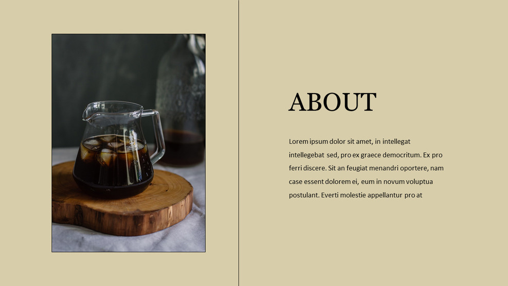 Coffee powerpoint design templates|Business