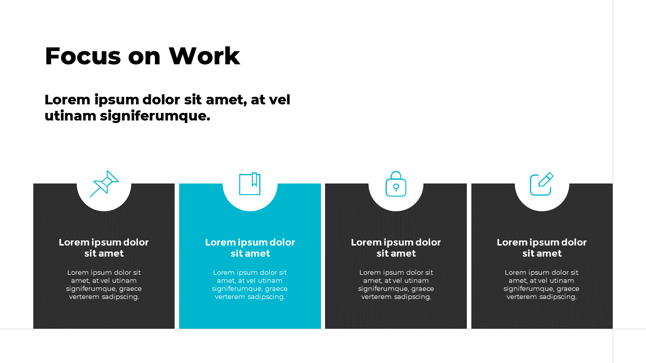 Grid Layout Business Business plan PPT