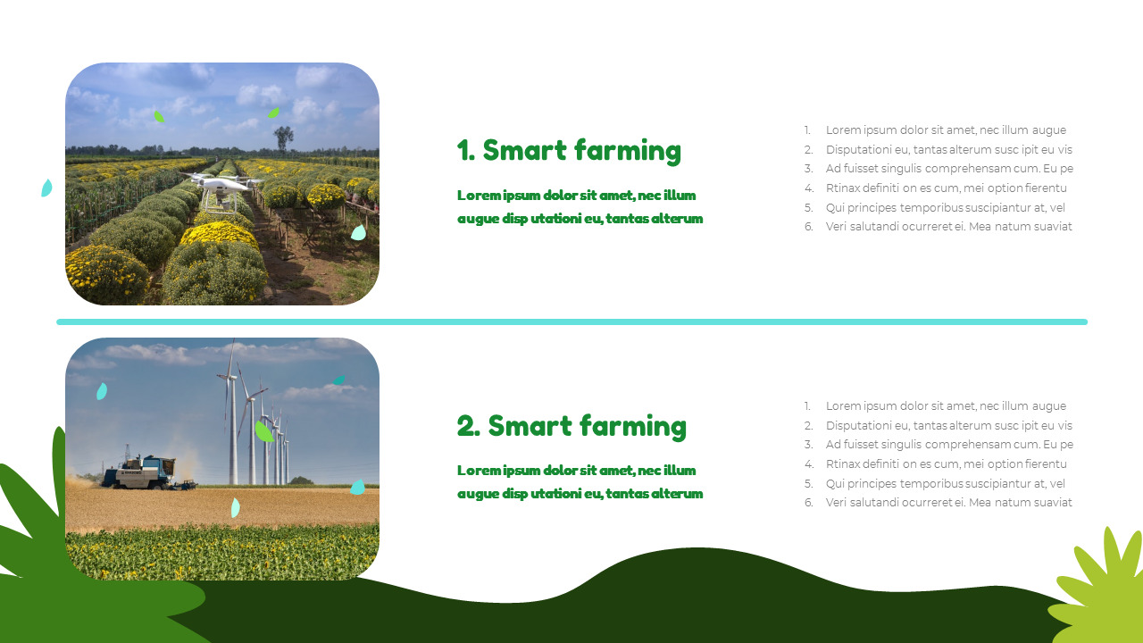 Smart Farming Guide Business PowerPoint Templates