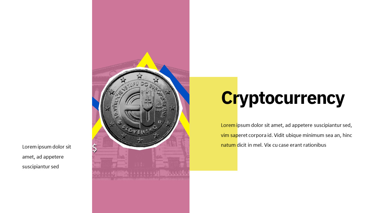 Cryptocurrency company profile template design