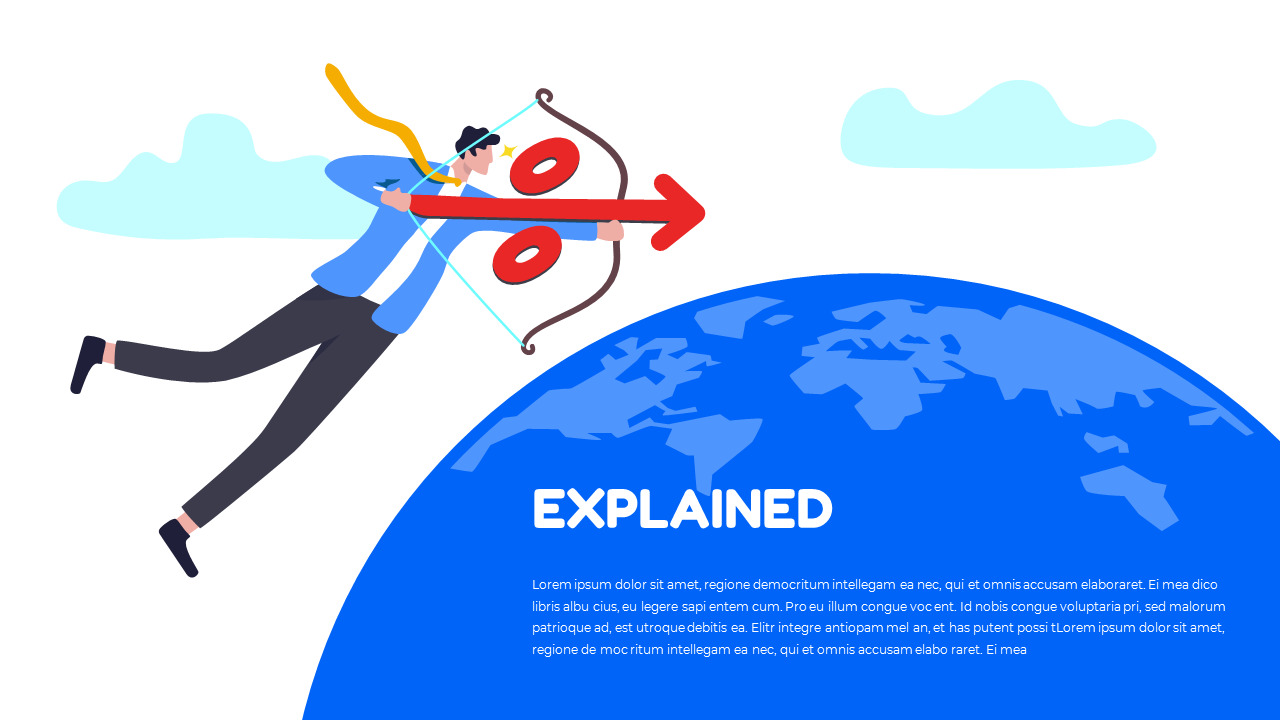 Global Inflation presentation slide design