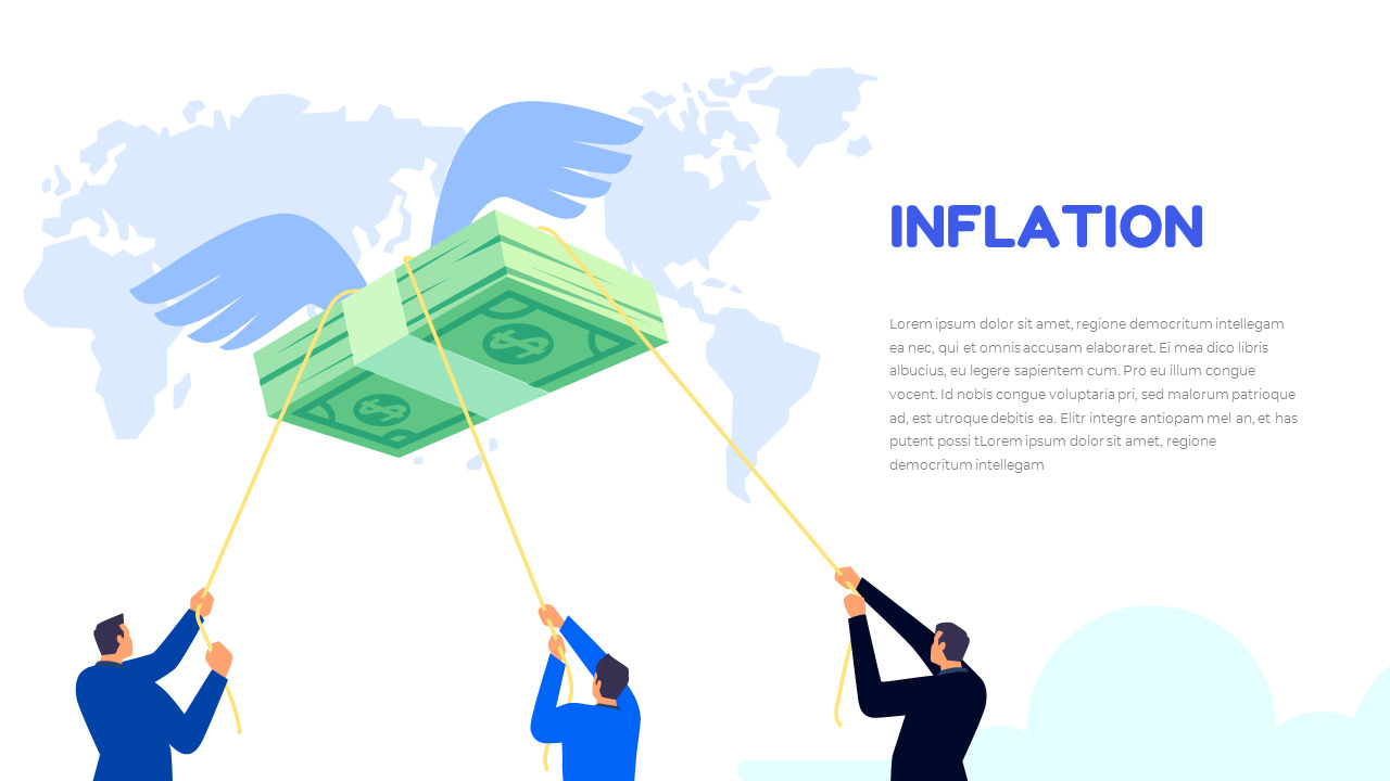 Global Inflation presentation slide design