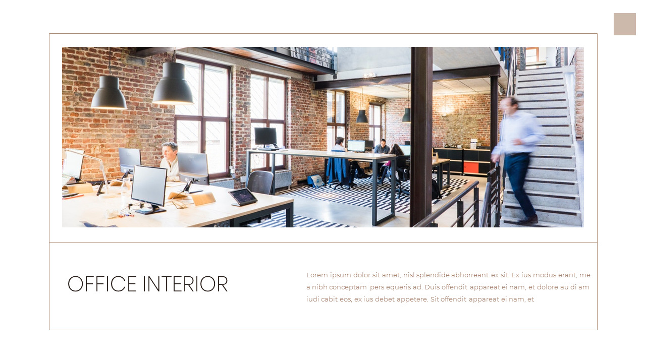 Office Interior Design PowerPoint to Google Slides|Lifestyle